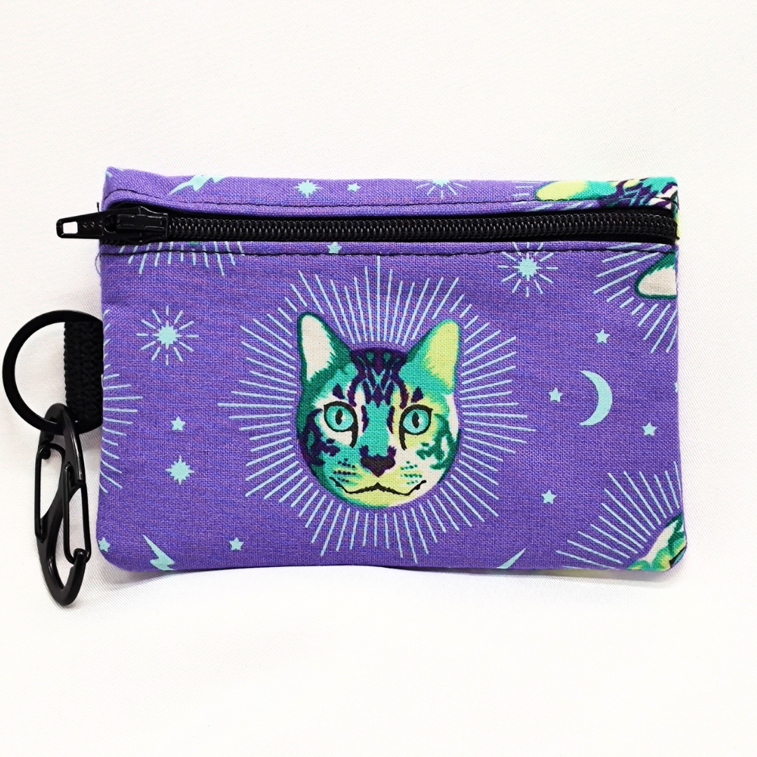 Psychedelic Space Cats Wallet | ByrdBeaks: Pants-Free Pockets and Accessories